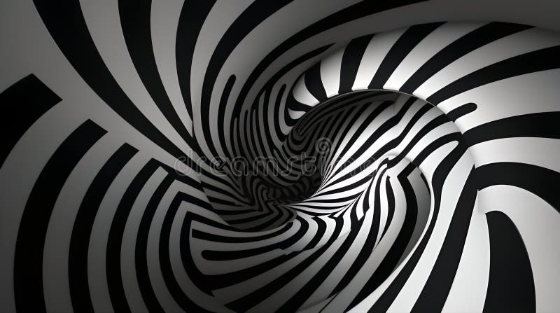 A Mesmerizing Optical Illusion in Black and White Using the Golden ...