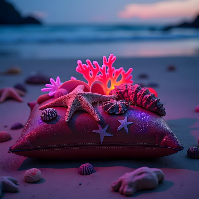 Mesmerizing Panoramic Shot of Glossy Objects in the Sky Stock ...