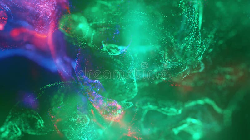 Particle Wave Background Animation Flowing Energy Field in Motion Stock ...