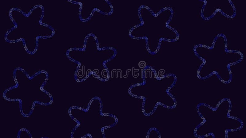 Stellar Night Blue and Black Star Pattern in the Dark Stock Footage ...