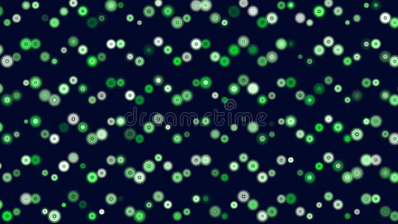 Floating Green Circles on Dark Background Stock Video - Video of ...