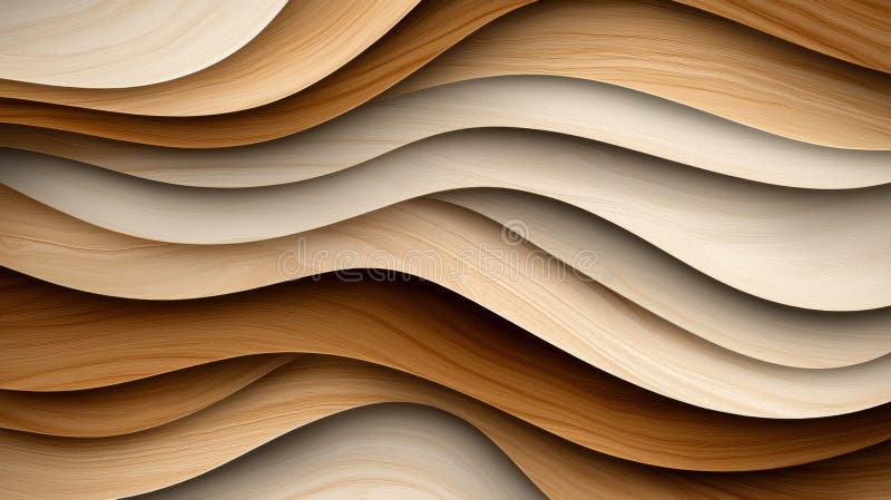 A Mesmerizing Pattern of Overlapping Wood Grain Layers in Various ...