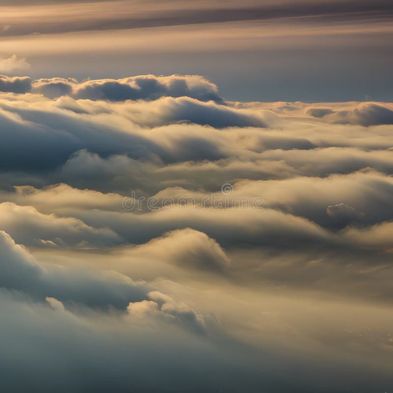 A Mesmerizing Pattern of Swirling Clouds and Mist, Creating an ...