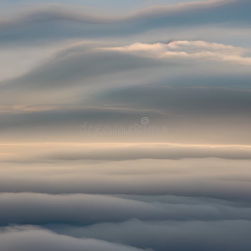 A Mesmerizing Pattern of Swirling Clouds and Mist, Creating a Serene ...