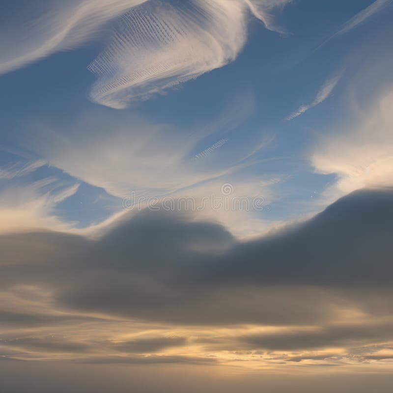A Mesmerizing Pattern of Swirling Clouds and Mist, Creating a Serene ...