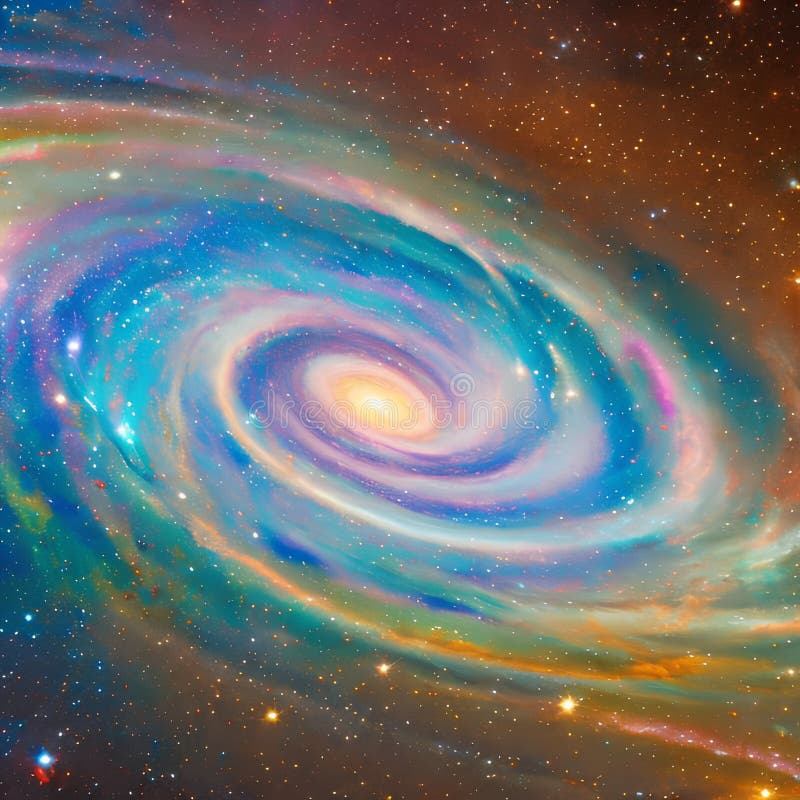 A Mesmerizing Pattern of Swirling Galaxies, Nebulae, and Celestial ...