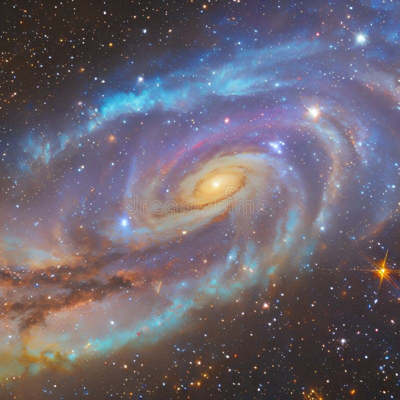 A Mesmerizing Pattern of Swirling Galaxies, Nebulae, and Celestial ...