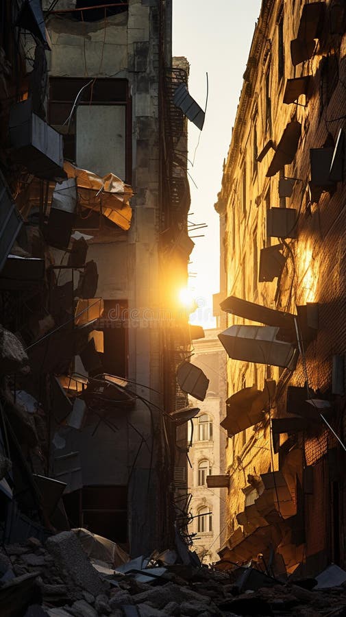 Crumbling Structures Stock Illustrations – 509 Crumbling Structures ...