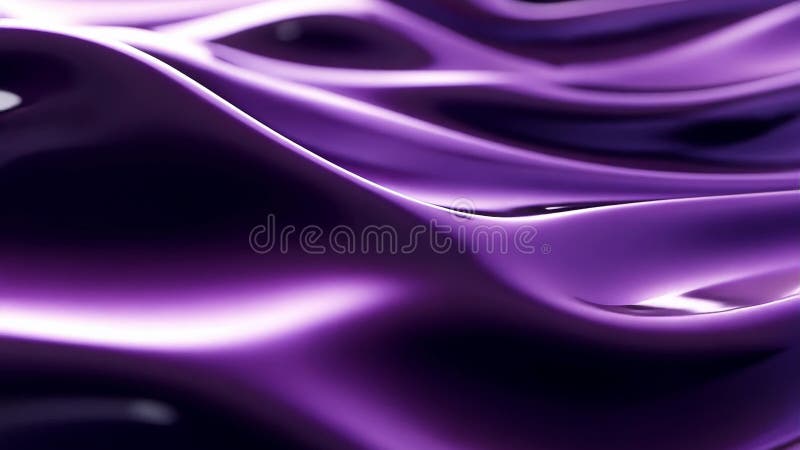 Mesmerizing Purple Liquid Waves with Reflective Surfaces Stock Video ...