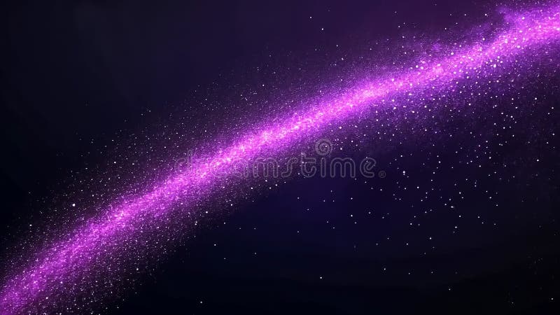 Mesmerizing Purple Particle Wave in Cosmic Space Animation Stock Video ...