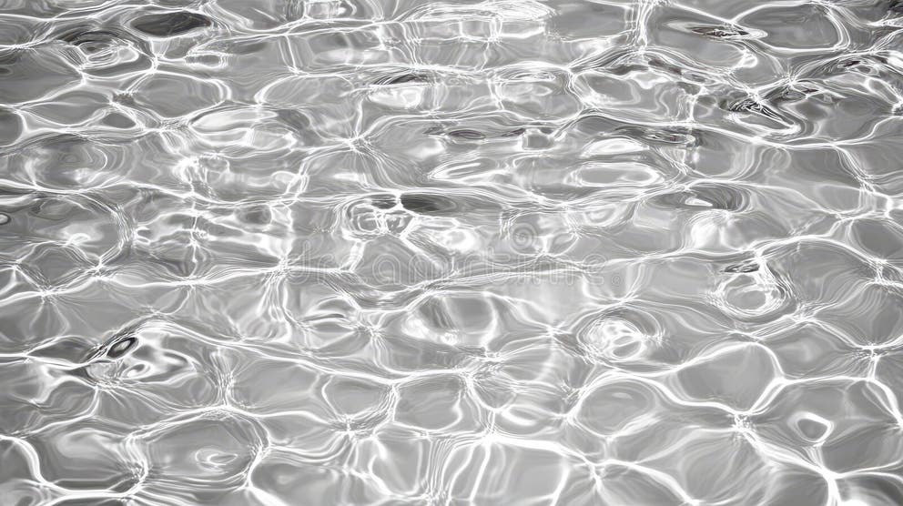 Mesmerizing Reflections, Still Water Surface Mirrors the Sky and Clouds ...