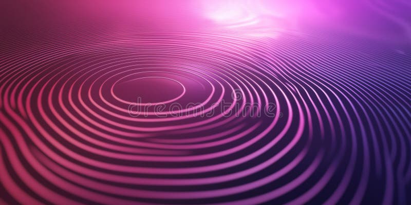 Mesmerizing Ripple Effect of Pink and Purple Circles, Creating a Modern ...