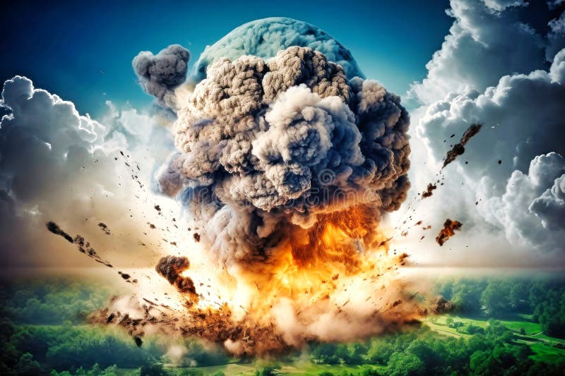 A Mesmerizing Scene Unfolds As a Large Cloud of Smoke and Steam Billows ...