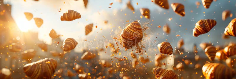 In a Fairyland of Sweets, Croissants Gently Fall from the Sky in a ...