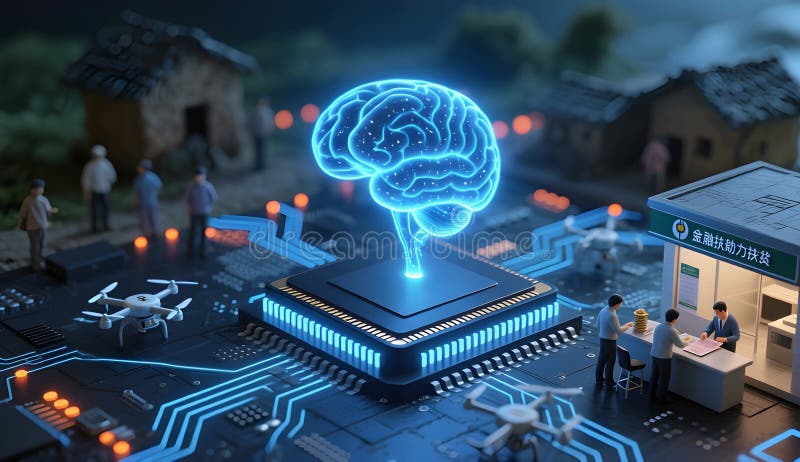 Tech Dreams: AI Innovations Awaken the Future Stock Video - Video of ...