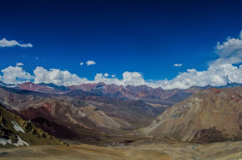Mesmerizing Scenery of the Andes Mountains in Argentina Under a Scenic ...