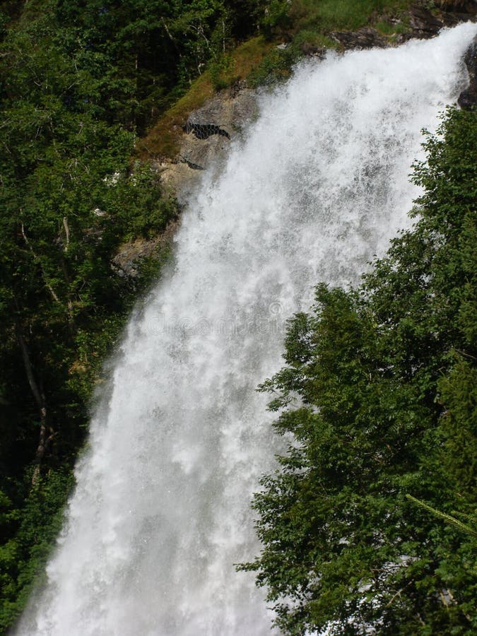 Mesmerizing Scenery of a Waterfall Stock Image - Image of mountain ...