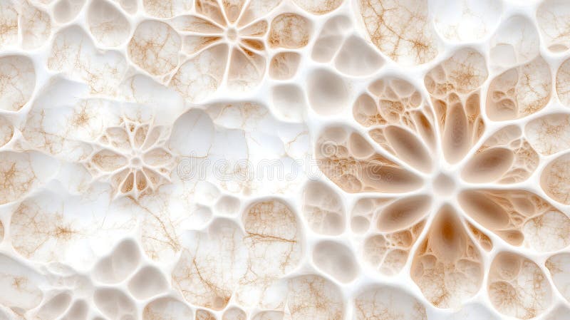 Mesmerizing Seamless Pattern with Ornate, Interconnected Shapes, Sharp ...