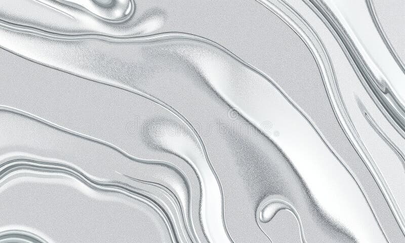 Mesmerizing Silver Liquid Texture Flows Gracefully Across Surface ...
