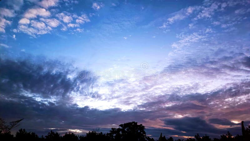 Mesmerizing Sky Colours with Heavy Clouds Stock Image - Image of heavy ...