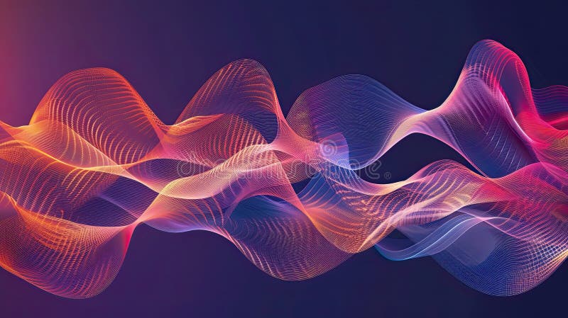 Vibrant Tunnel of Dynamic Neon Lights with Abstract Red and Blue ...