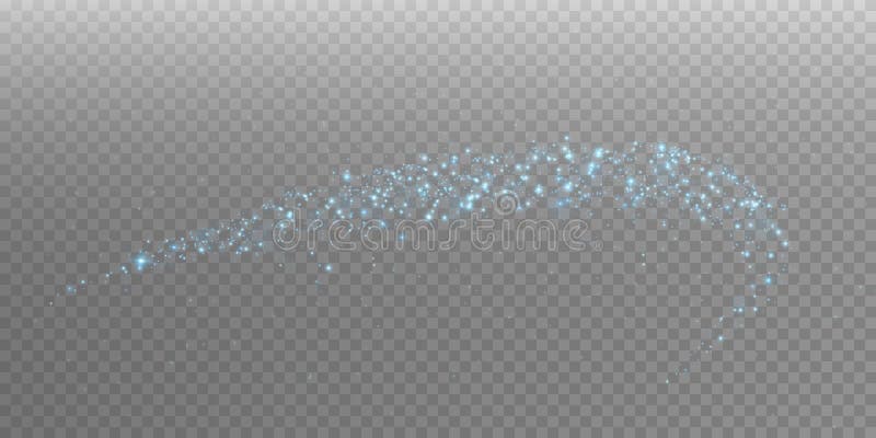 A Mesmerizing Sparkling Blue Light Trail that Features a Stunning ...