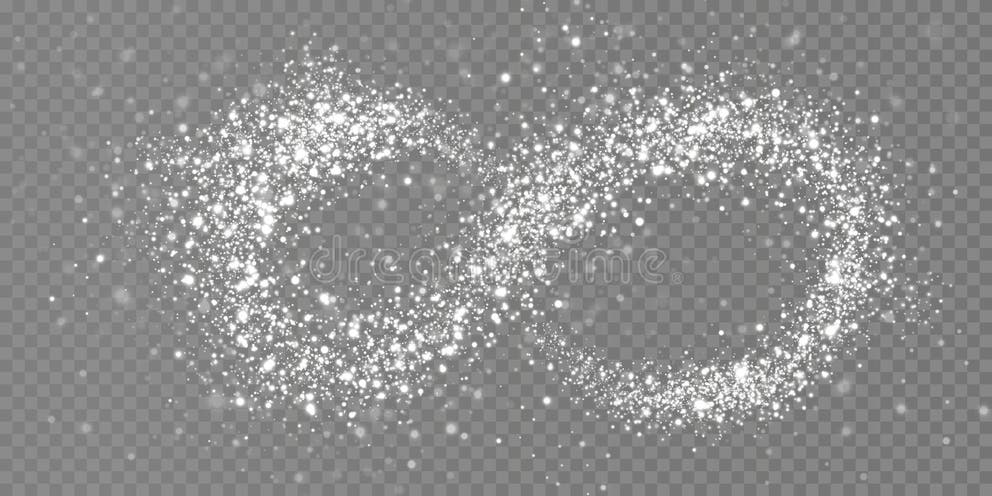 A Mesmerizing Sparkling Infinity Symbol Crafted from a Multitude of ...