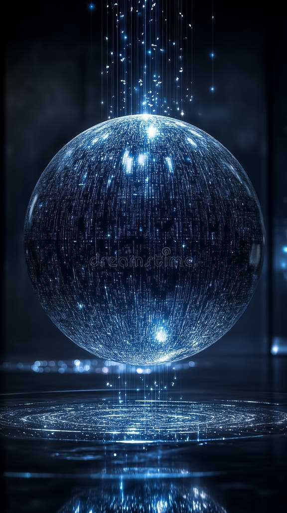 A Mesmerizing Spherical Structure Reveals a Dynamic Data Matrix, with Patterns Continuously ...