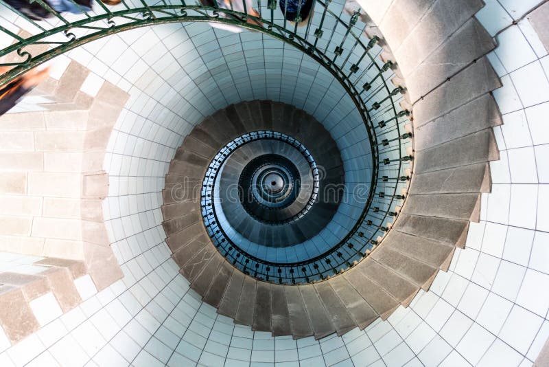 Mesmerizing Spiral Staircase Winds Its Way Upwards, Creating a Hypnotic ...