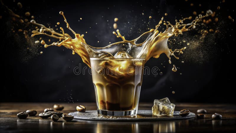 A Mesmerizing Splash of Iced Coffee: Dynamic Photography Captures the ...