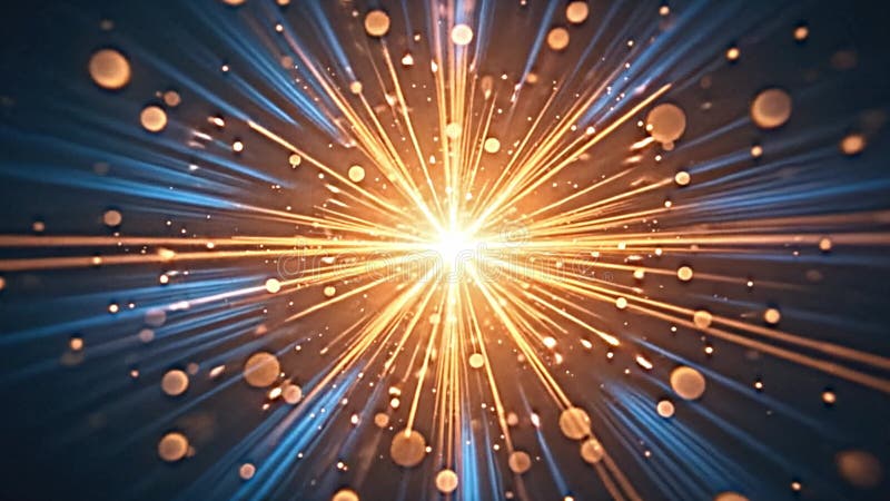 A Mesmerizing Starburst with Circular Rays Radiates Softly, Generative ...