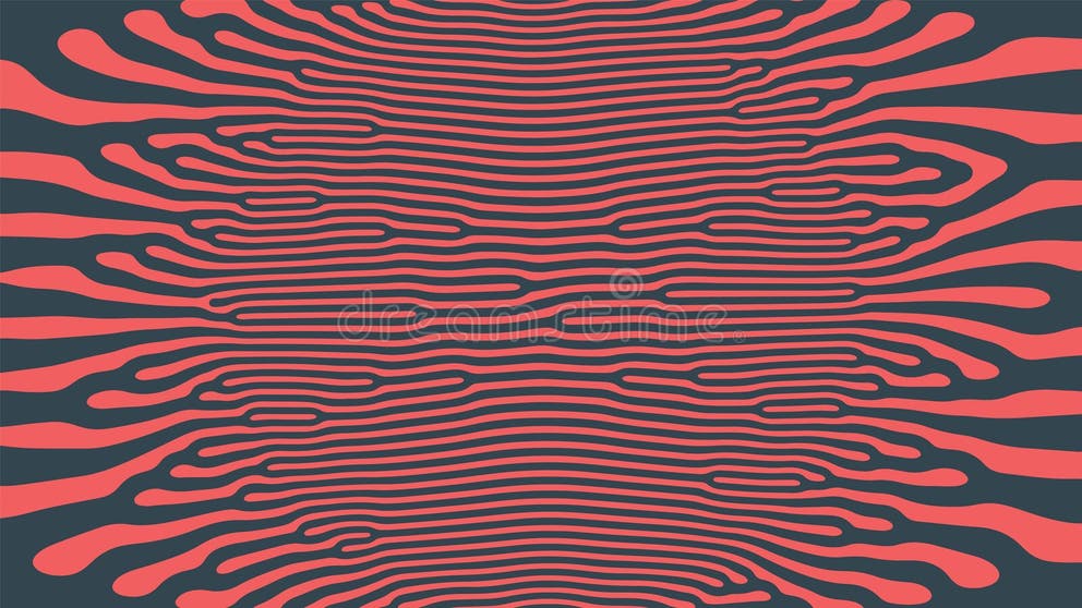 Mesmerize Psychedelic Art Vector Hypnotic Pattern Red Black Abstract ...