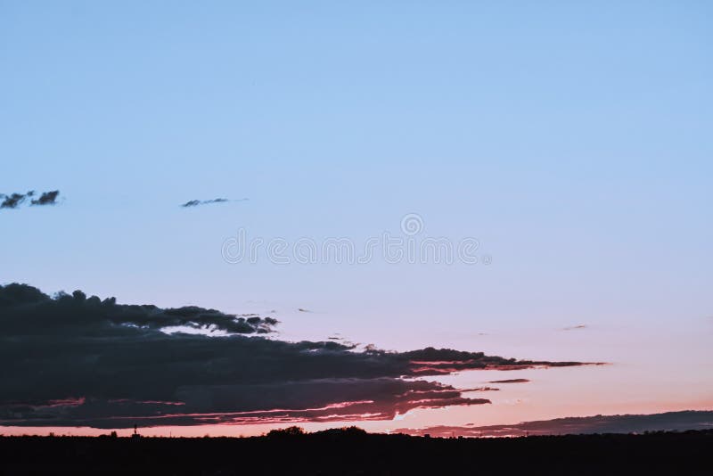 Mesmerizing Sunset Sky - Perfect for Wallpaper Stock Image - Image of ...