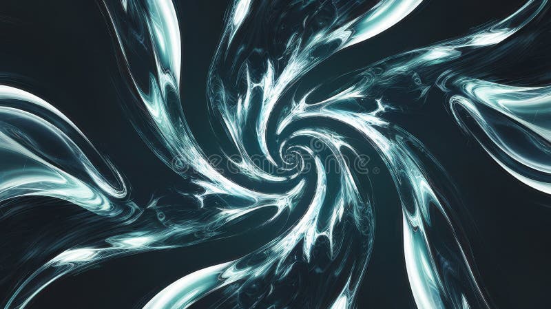 A Mesmerizing Swirl of Light and Energy Creating an Abstract Spiral ...