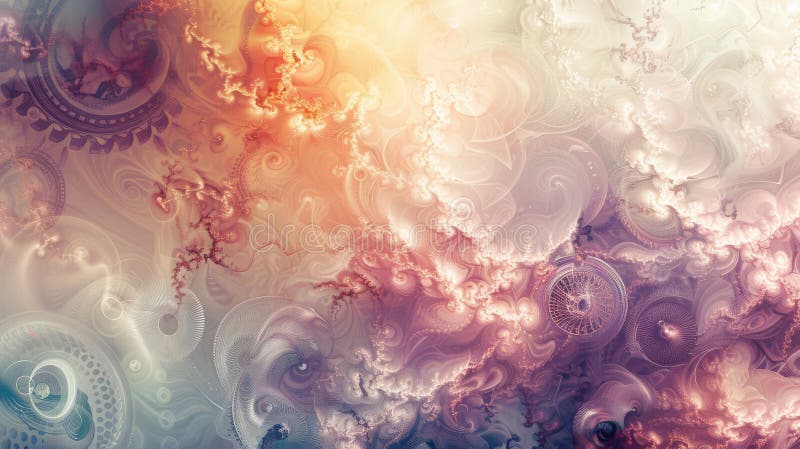 Mesmerizing Swirling Patterns and Soft Hues Create an Abstract ...