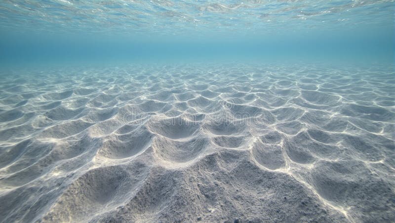 Mesmerizing Underwater Sand Dunes with Rippling Textures and Intricate ...