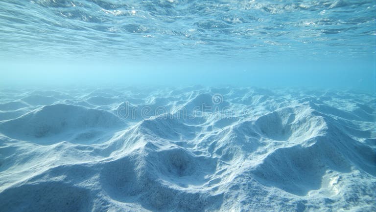 Mesmerizing Underwater Sand Dunes with Rippling Textures and Intricate ...