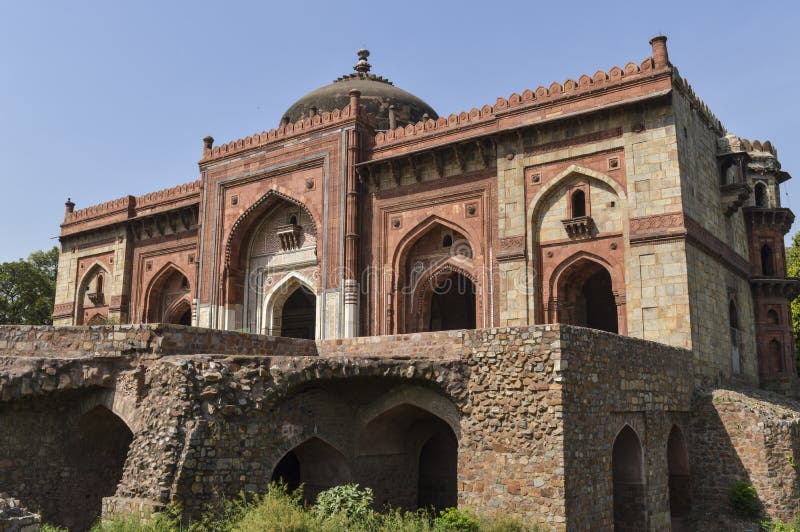 A Mesmerizing View of Architecture of Main Tomb at Old Fort from Side ...