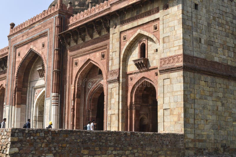 A Mesmerizing View of Architecture of Main Tomb at Old Fort from Side ...