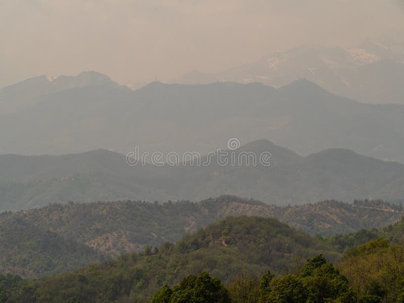 Mesmerizing View of a Beautiful Mountainous Landscape Stock Image ...