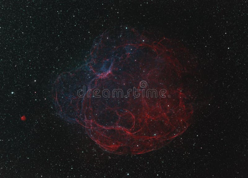 Mesmerizing View of the Beautiful Starry Spaghetti Nebula in the Galaxy ...