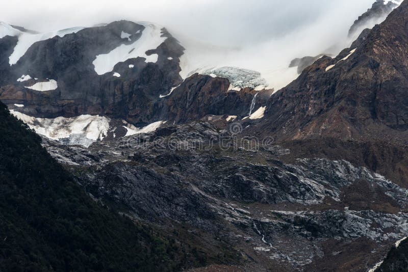 Mesmerizing View of the Cliff Covered in Snow - Perfect for Background ...