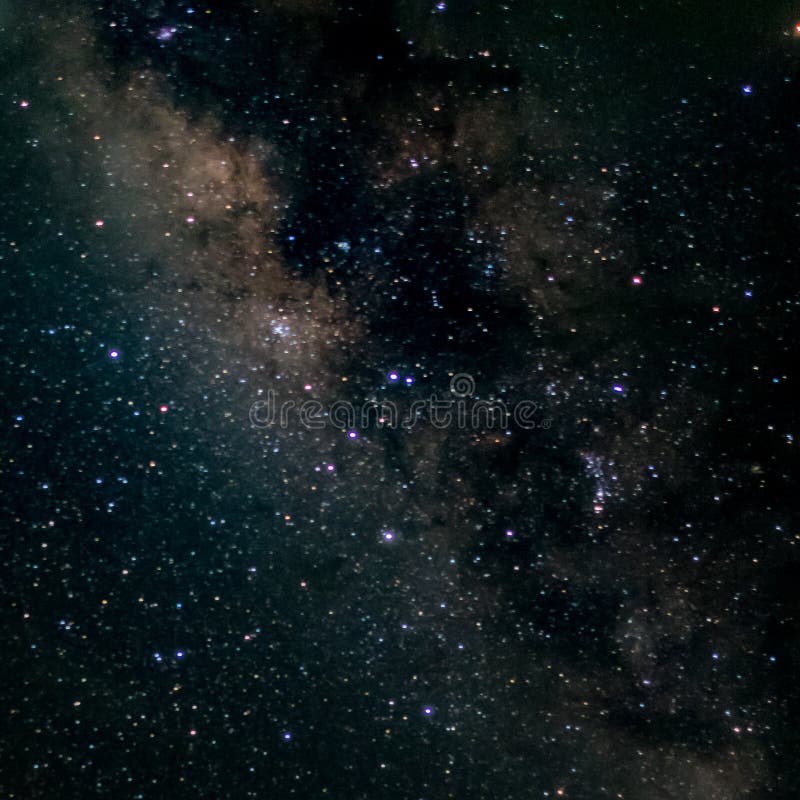 Mesmerizing View of the Milky Way Galaxy in a Starry Sky Stock Image ...