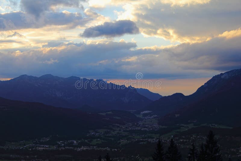 Mesmerizing View of the Mountain Range of Watzmann in Berchtesgaden ...