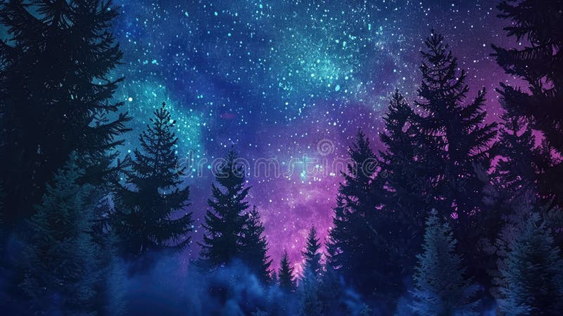 Mesmerizing View Night Sky Filled Countless Stars Perfect Celestial ...