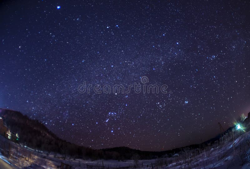 Mesmerizing View of the Starry Night Sky Stock Photo - Image of starry ...