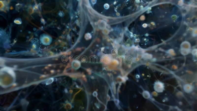A Mesmerizing View of a Thriving Community of Plankton with Different ...