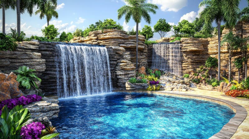 A Mesmerizing Virtual Jungle Haven with Exotic Flora, Animated ...