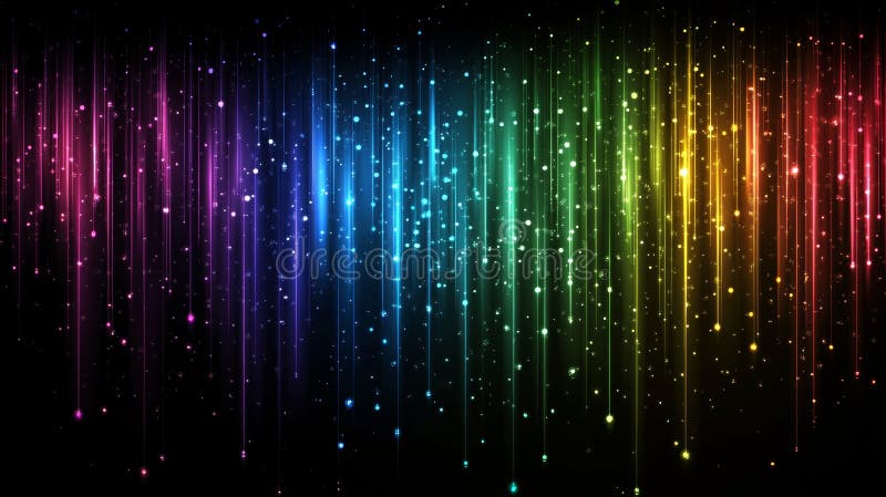 A Mesmerizing Visual Pattern at Night Created by Neon Light Trails ...