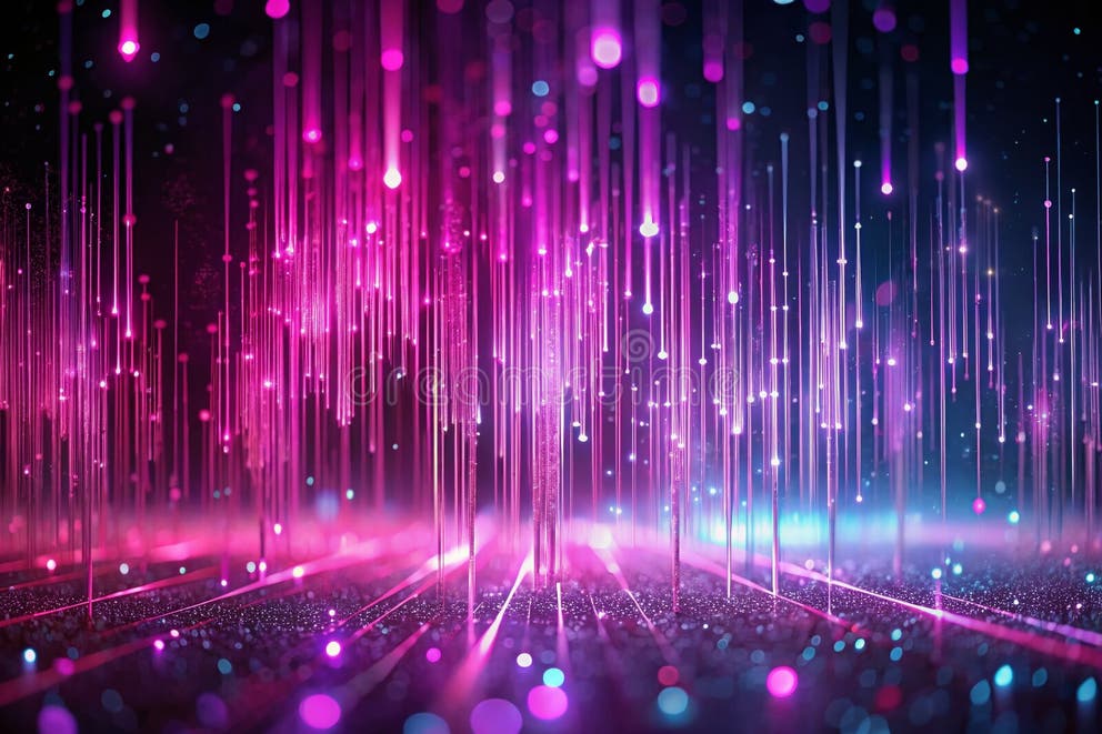 A Mesmerizing Visual Representation of Abstract Data Flow Showcasing a ...